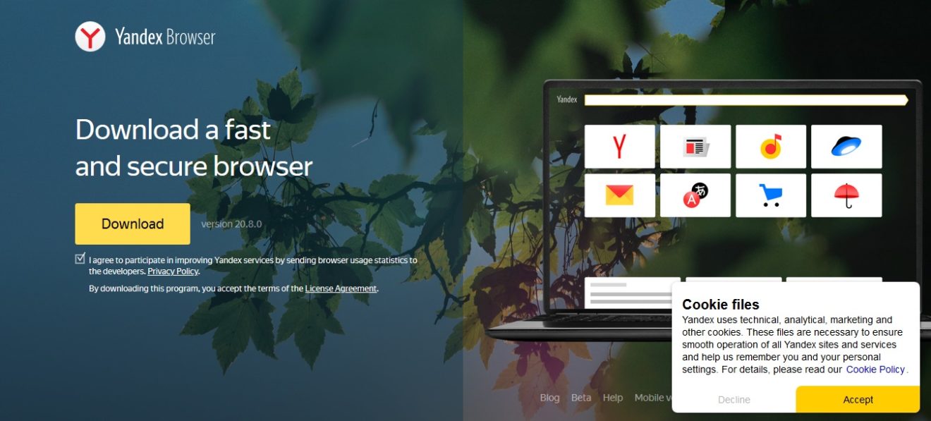 Yandex France | Moteur de recherche & Navigateur Web
